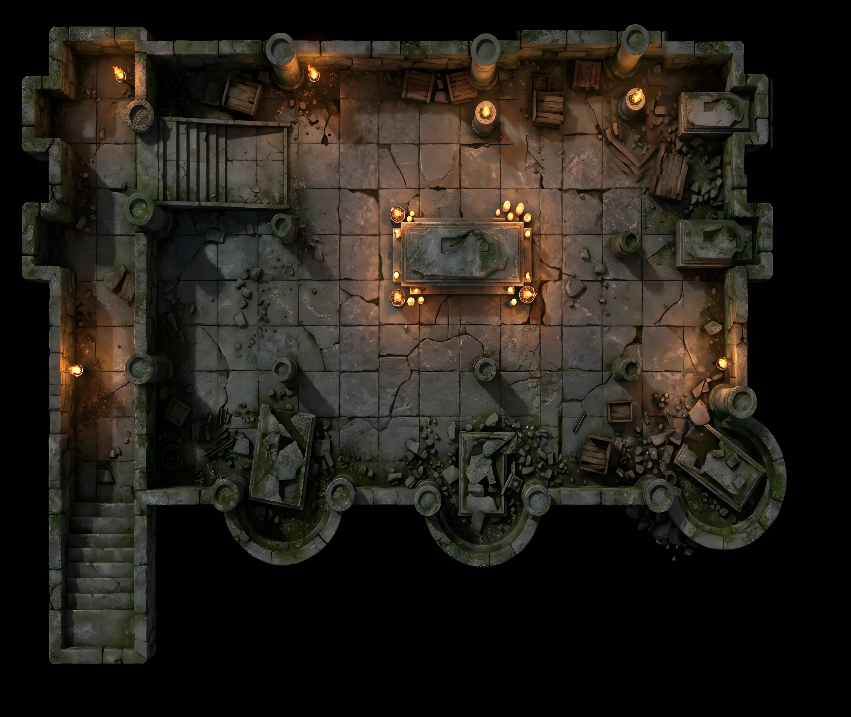 BatlGrid | AI Battlemap Creator for D&D, Pathfinder & TTRPG | VTT Ready